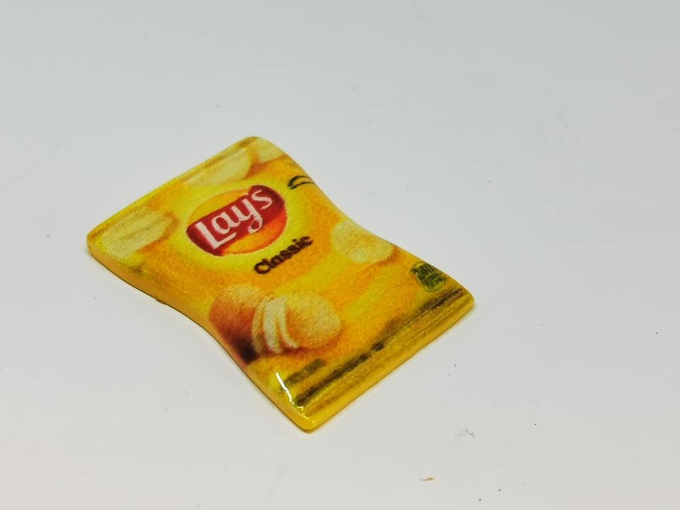 Chips pose i resin til dukkehus scala 1:12 (ny) - Slik og chips - Frost ...