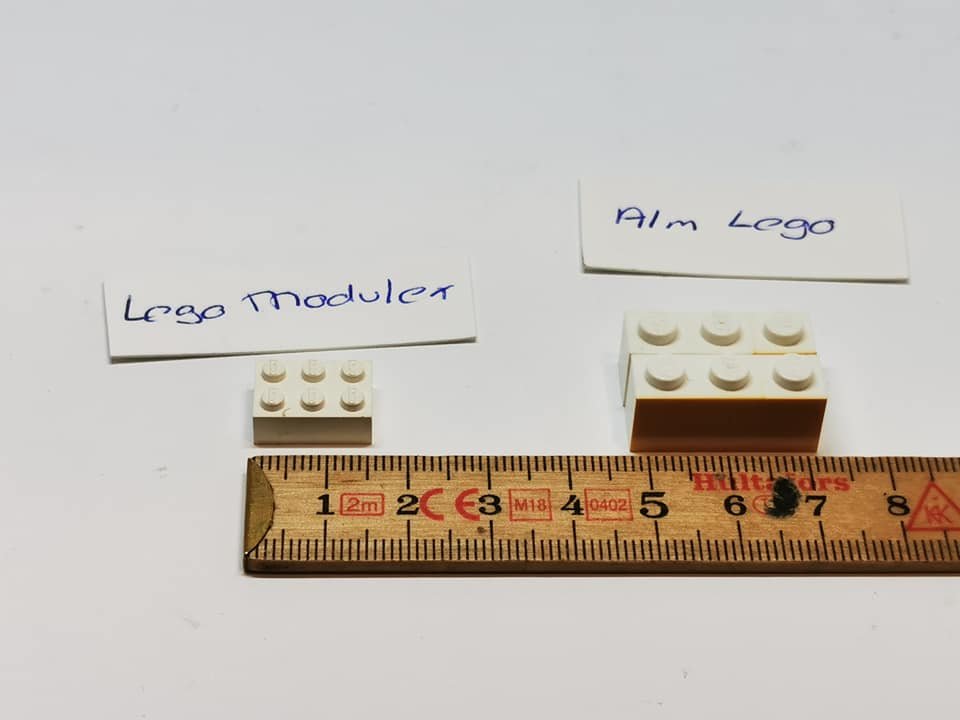 Lego Modulex miniature byggeklods fra 1960'erne (gammel) - Lego - Frost ...
