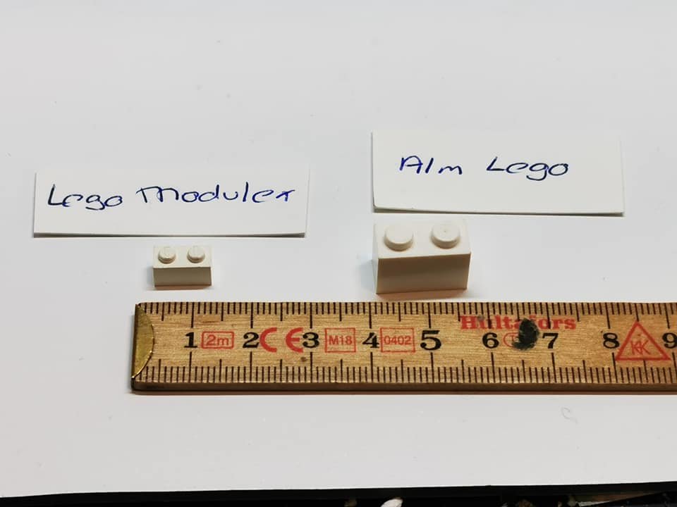Lego Modulex miniature byggeklods fra 1960'erne (gammel) - Lego - Frost ...