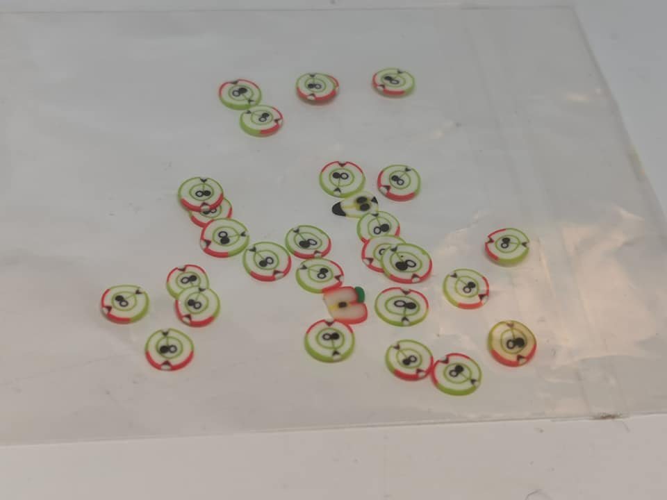 Pose med skiver af æbler (nye) - Frugter og grøntsager - Frost miniature