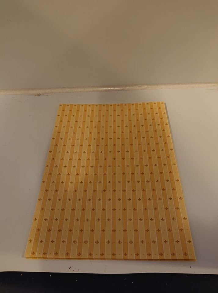 Tapet gul (nyt) - Div tapeter - Frost miniature